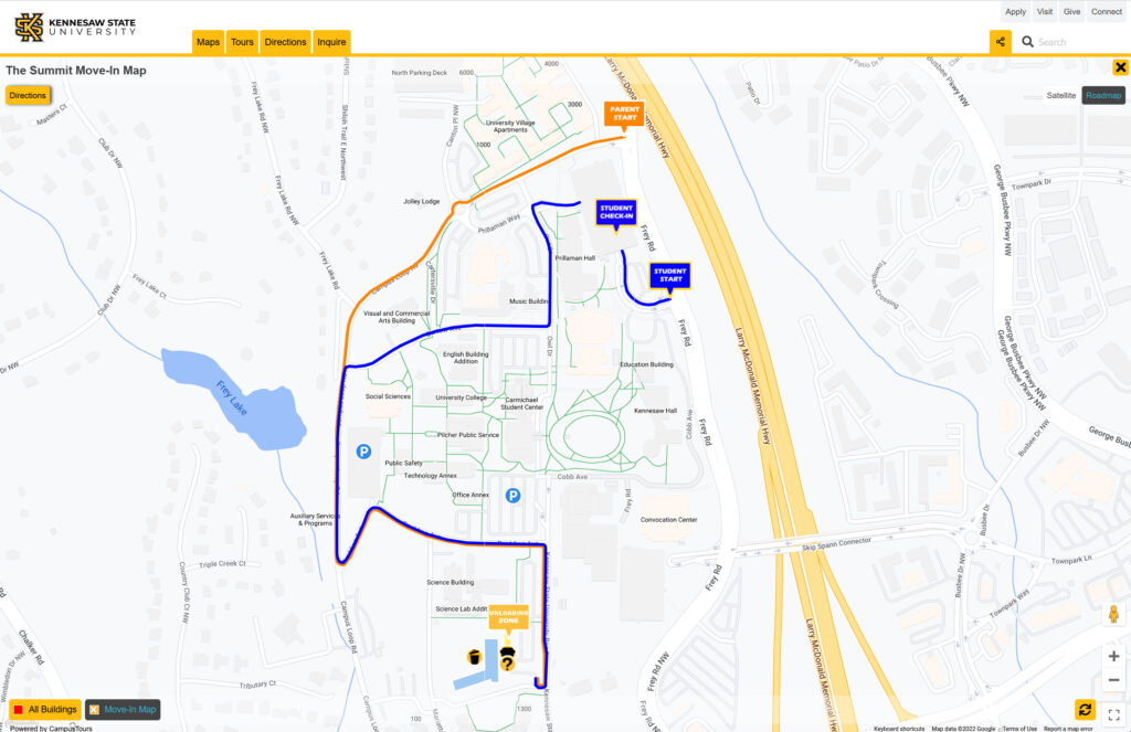 Move-In Maps Help Schools Manage Return to Campus